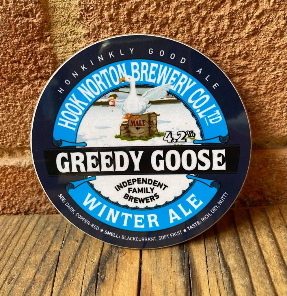 Greedy Goose Coaster - Hook Norton Brewery