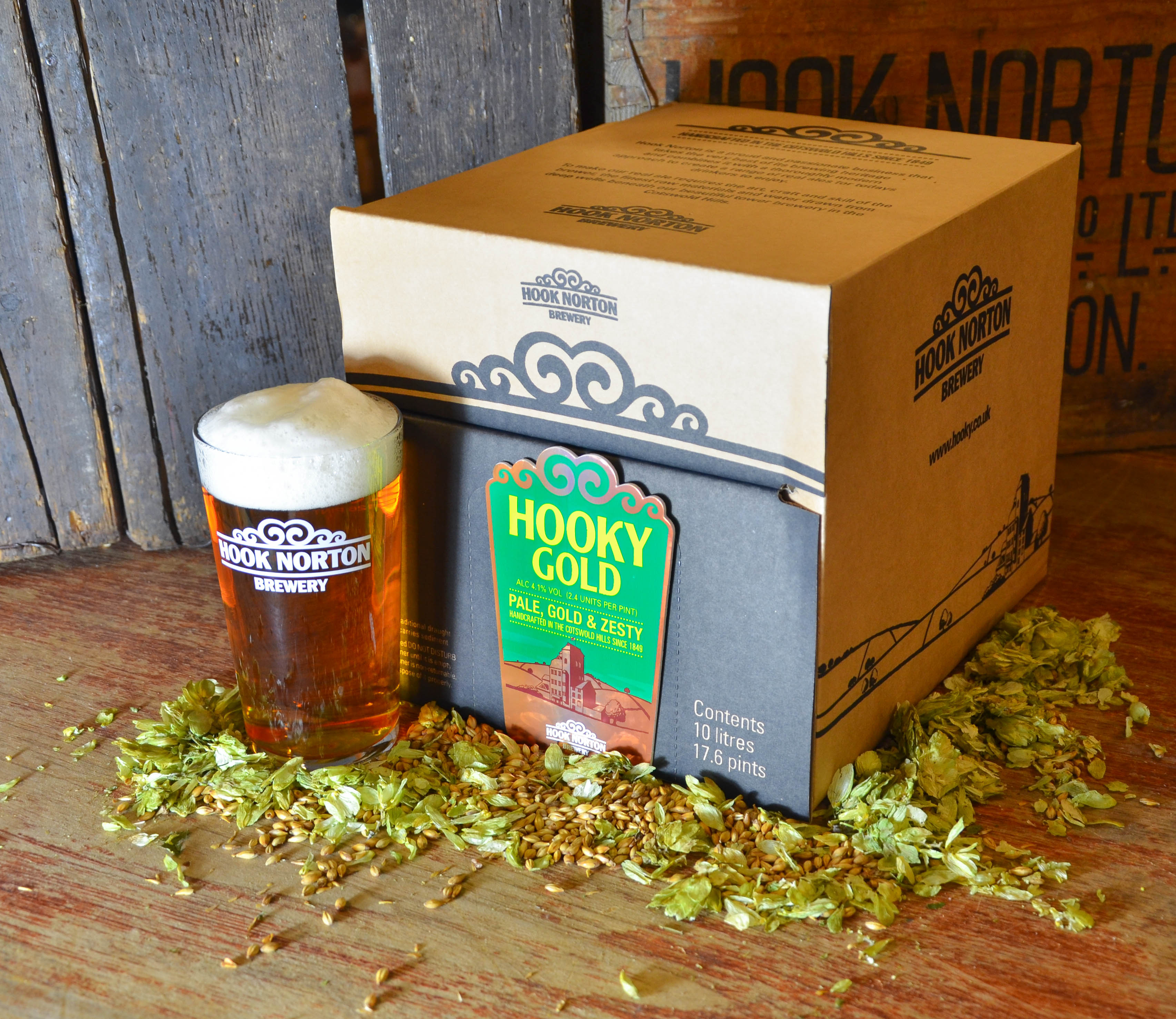 Hooky Gold 4.1% Minipin/Polypin - Hook Norton Brewery