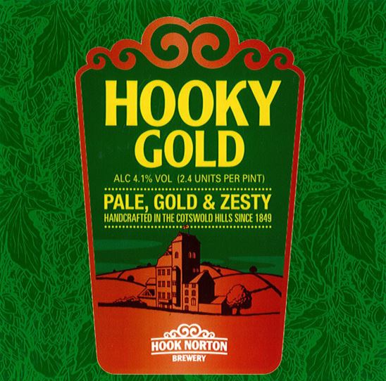 Hooky Gold Greetings Card - Hook Norton Brewery