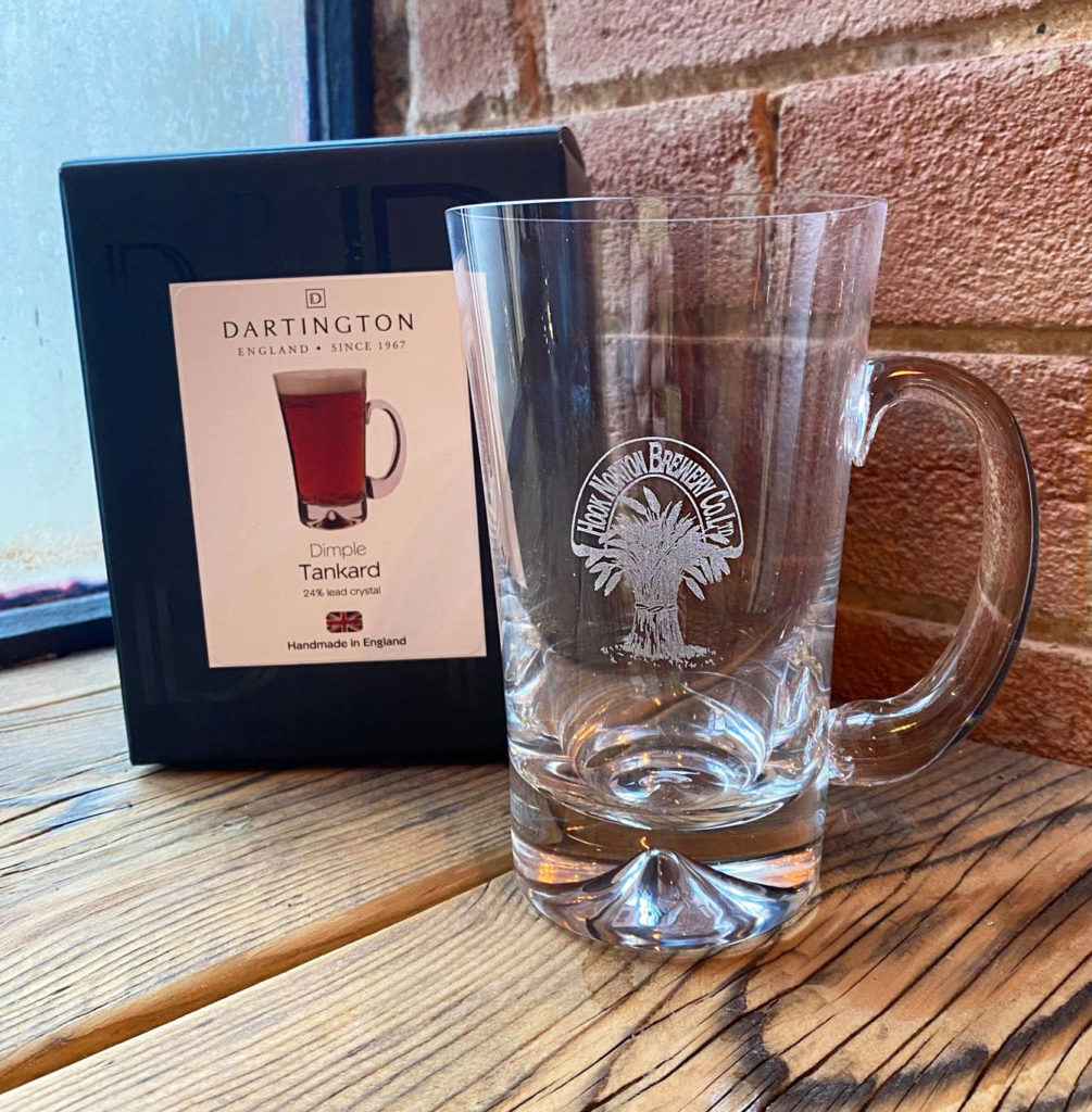 Dimple Crystal Tankard - Hook Norton Brewery