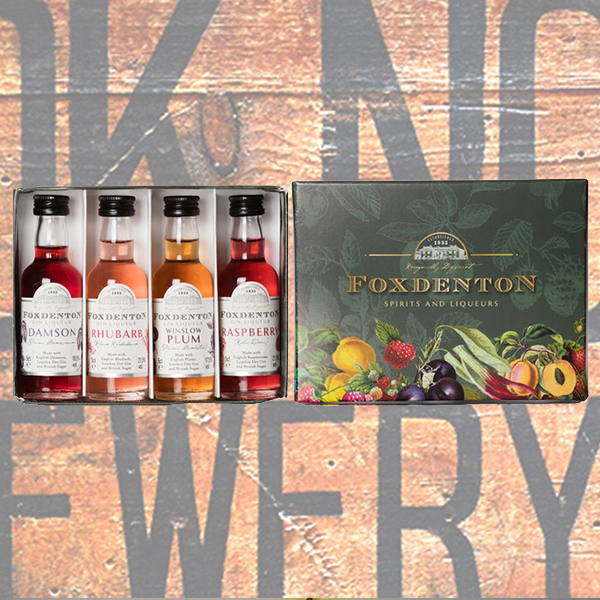 Foxdenton Mini Gin Liqueur Gift box - Hook Norton Brewery