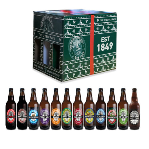 Green Twelve Bottle Beer Pack - Hook Norton Brewery